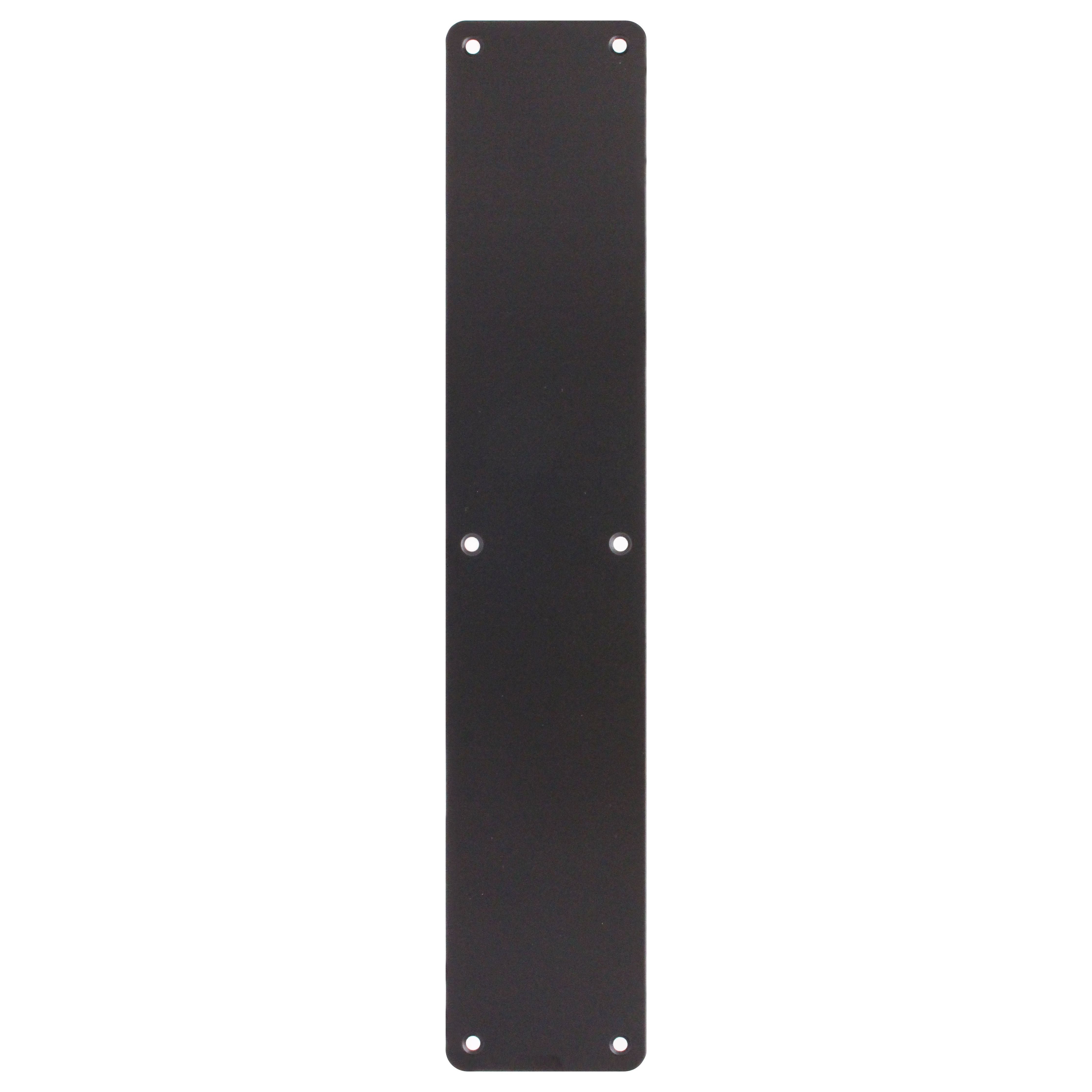 Door Finger Plate - 400x75mm - Matt Black - tradefit
