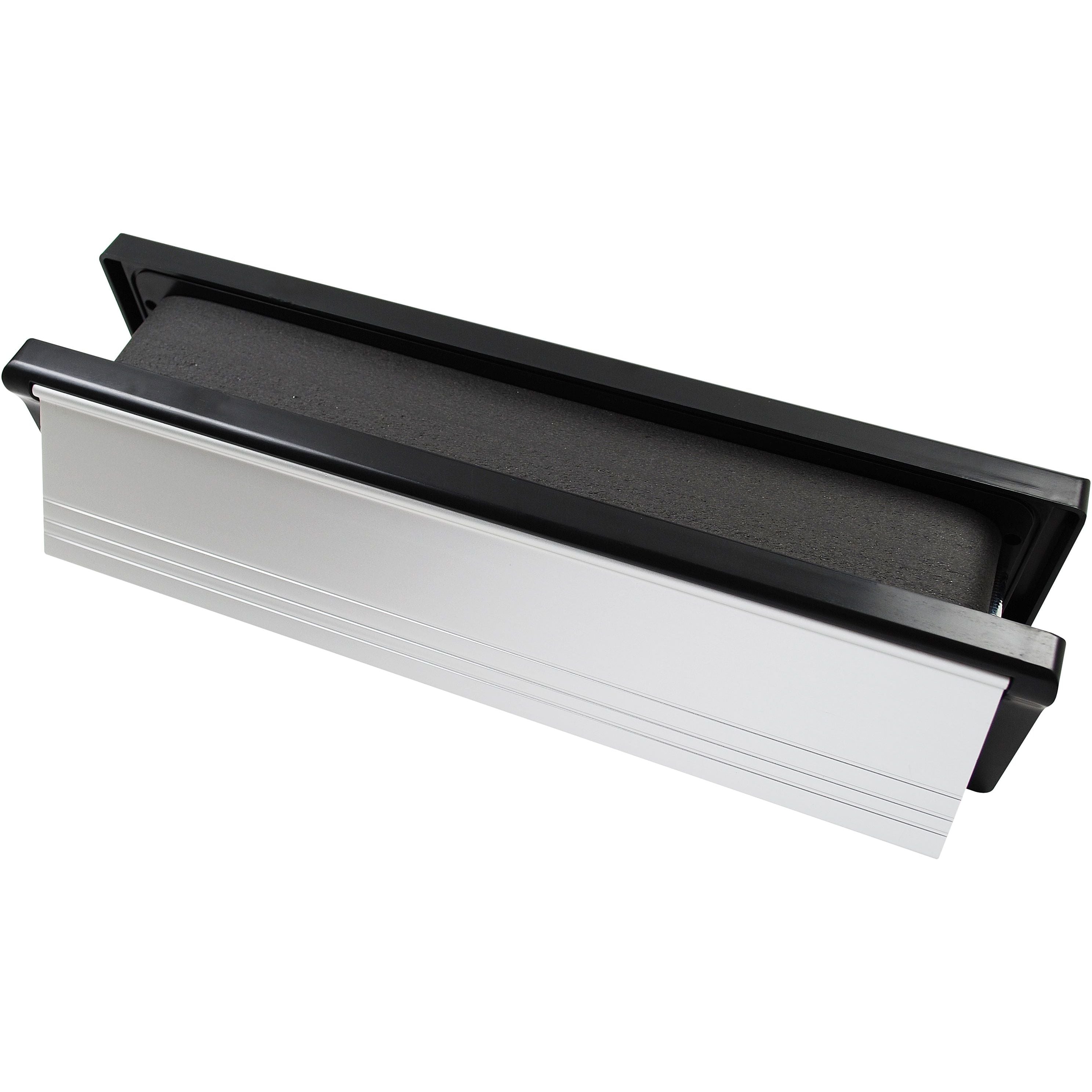 FD30 Fire Rated Telescopic Draught Proof Letter Plate - 300mm - Black ...