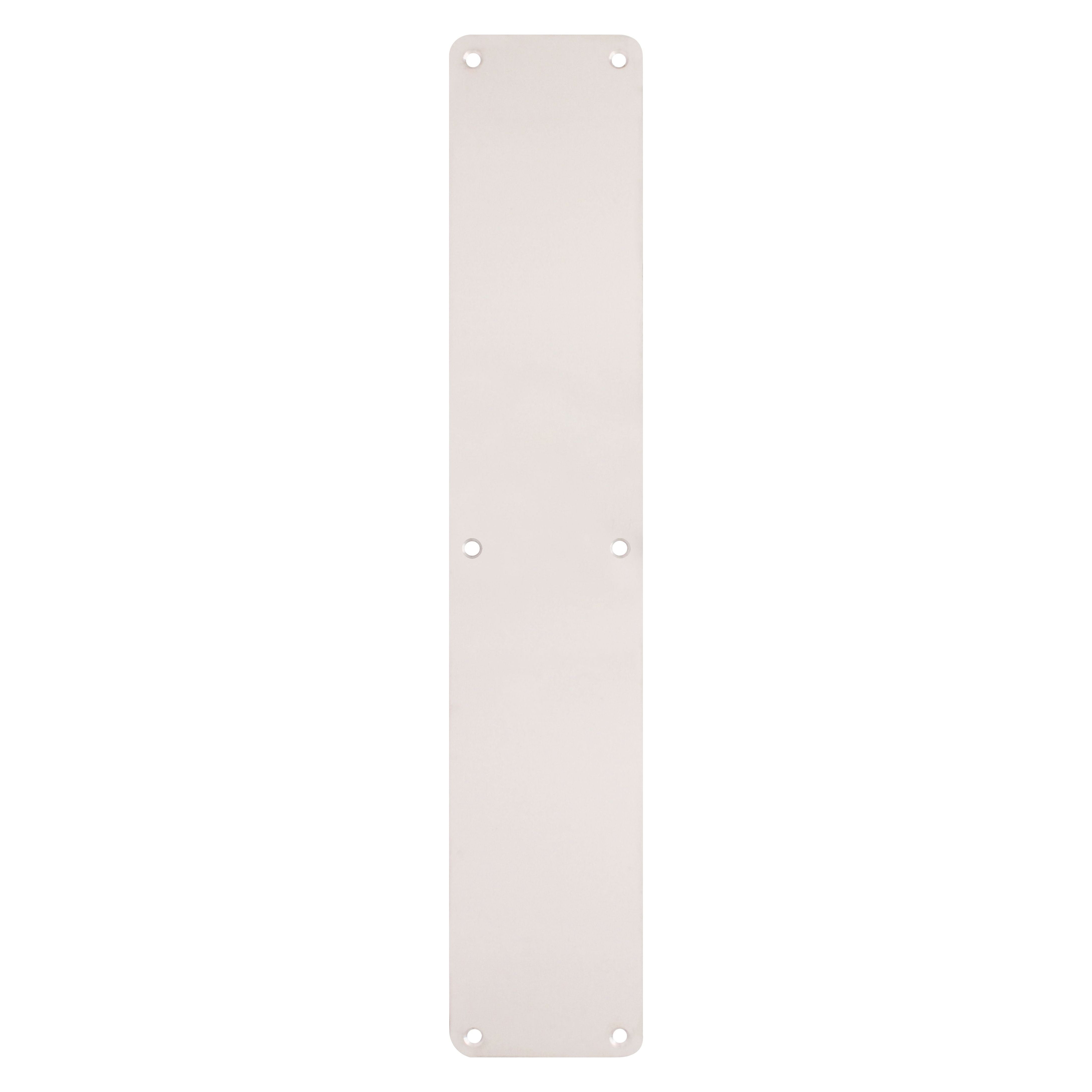 Door Finger Plate - 400x75mm - Satin Stainless Steel - tradefit