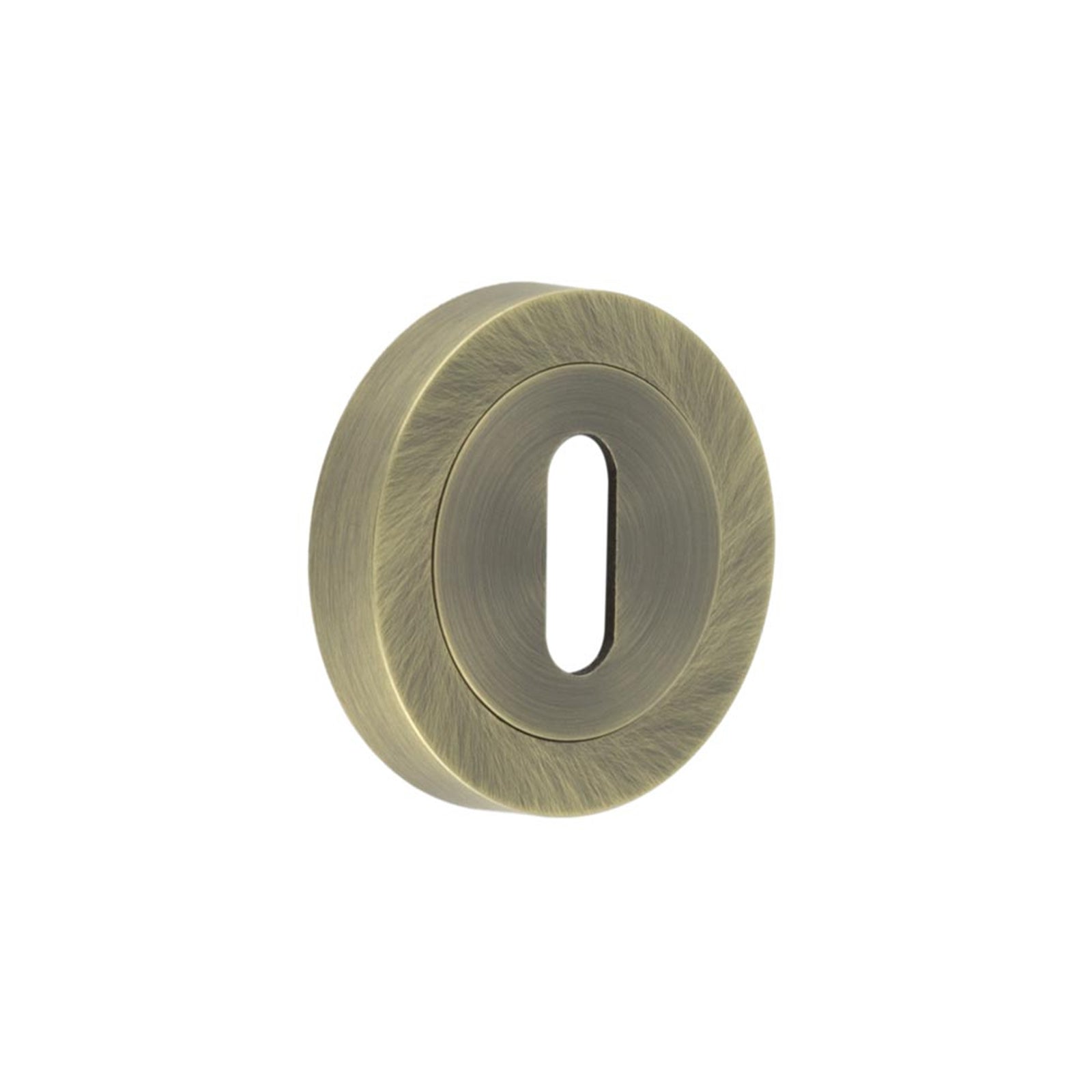 Keyhole Escutcheon - Antique Brass