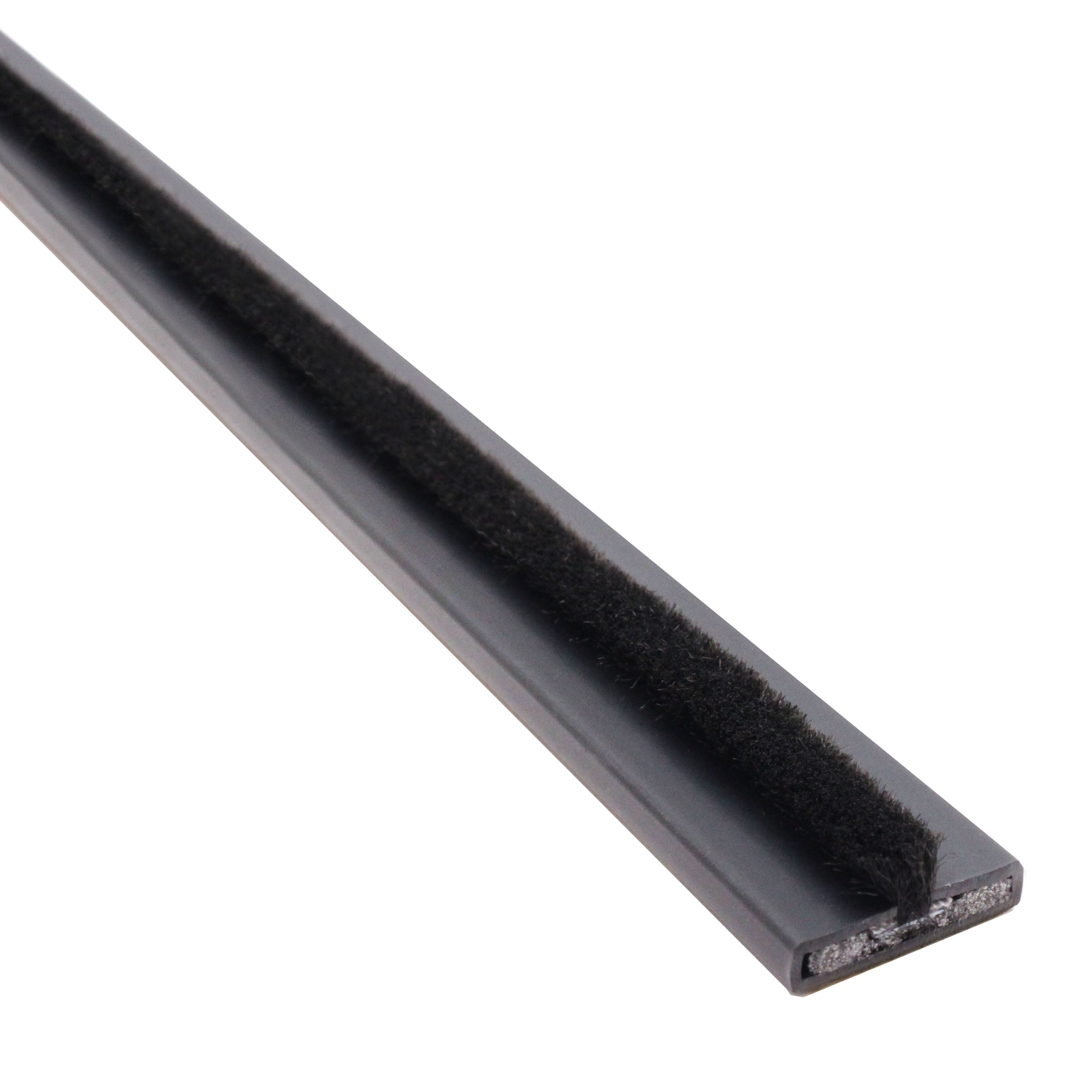 Intumescent Fire Door Seal Strip - Fire and Smoke - 20x4x2100mm - Black