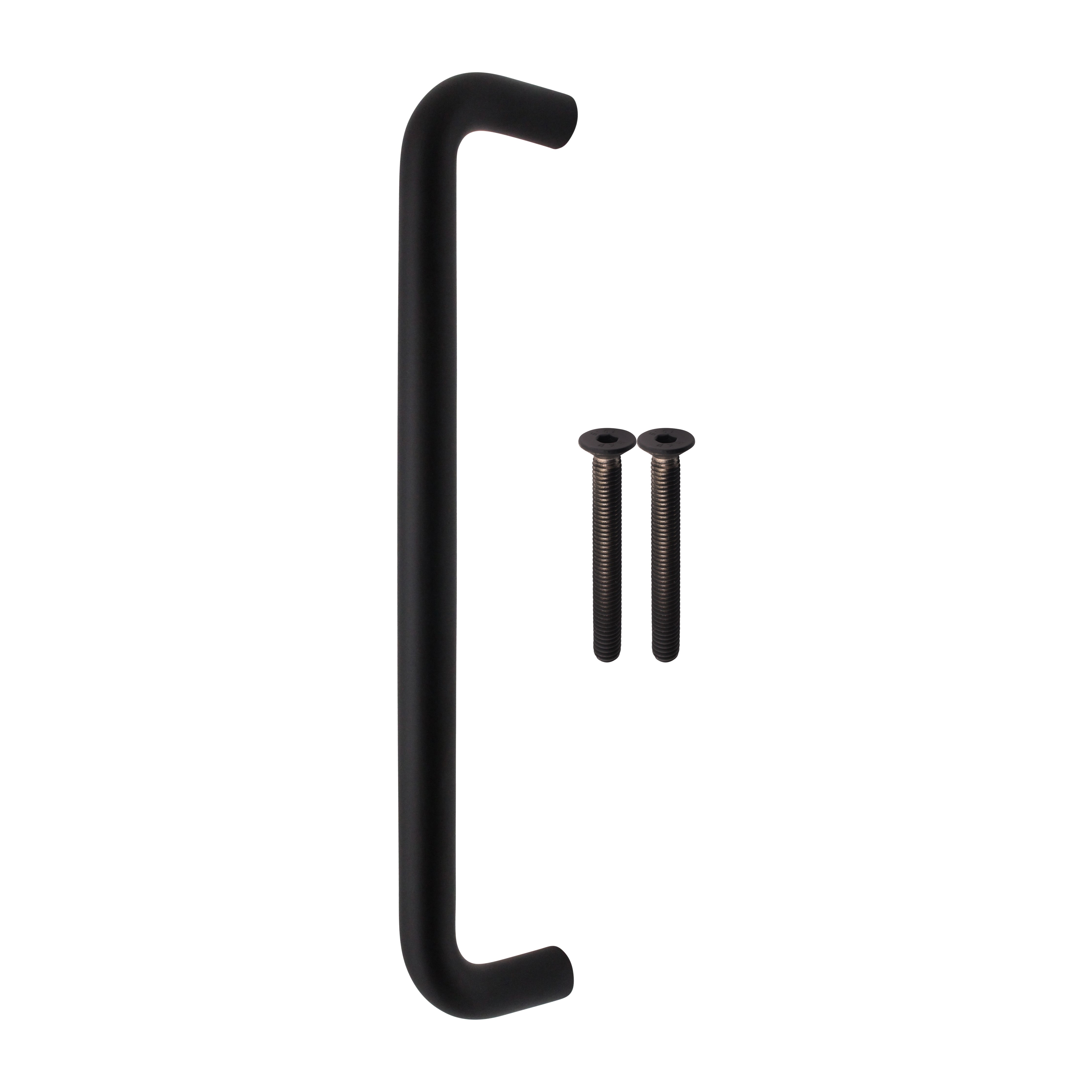 Bolt Fix Pull Handle - 300mm x 19mm - Matt Black
