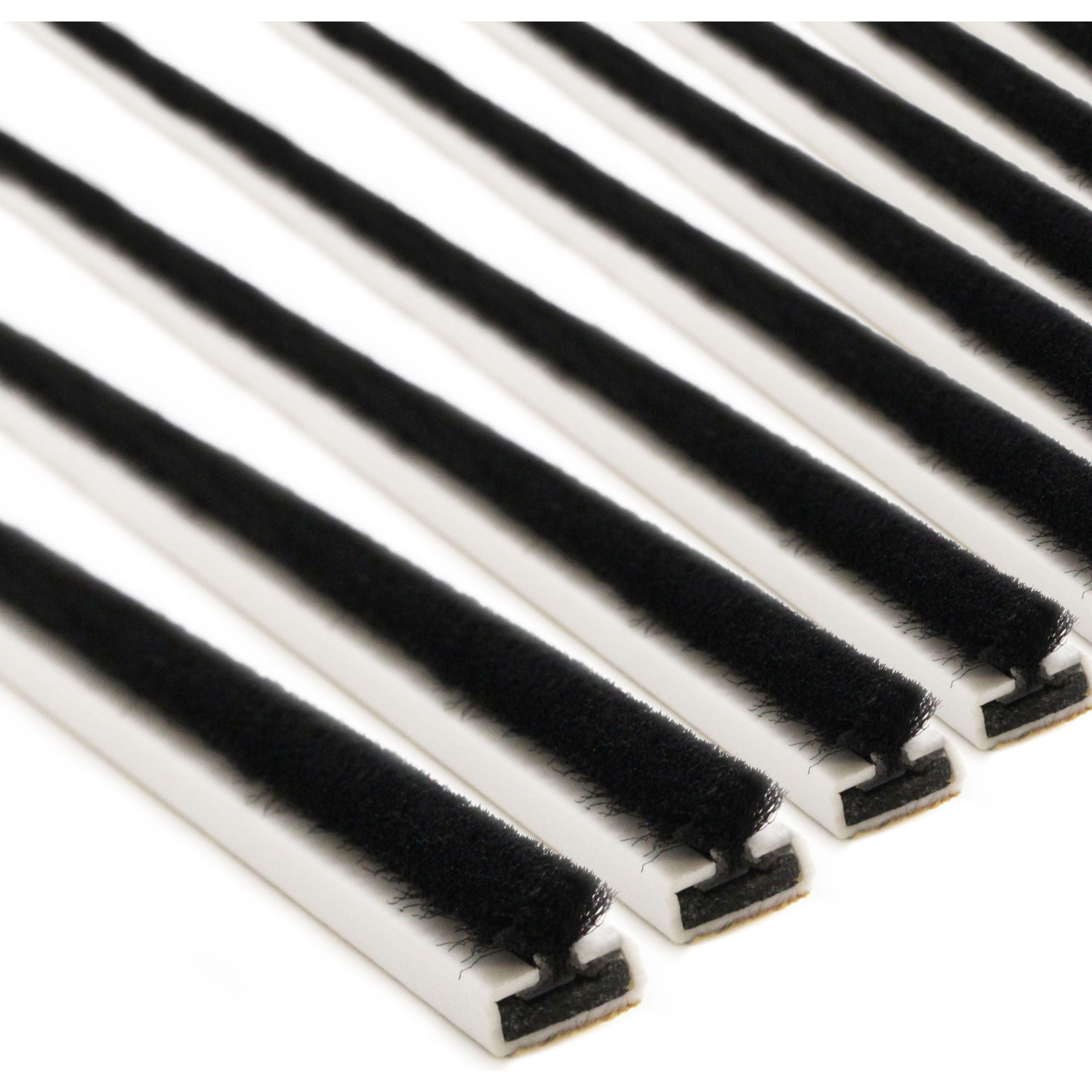 Intumescent Fire Door Seal Strip - Fire and Smoke - 10x4x2100mm - White ...