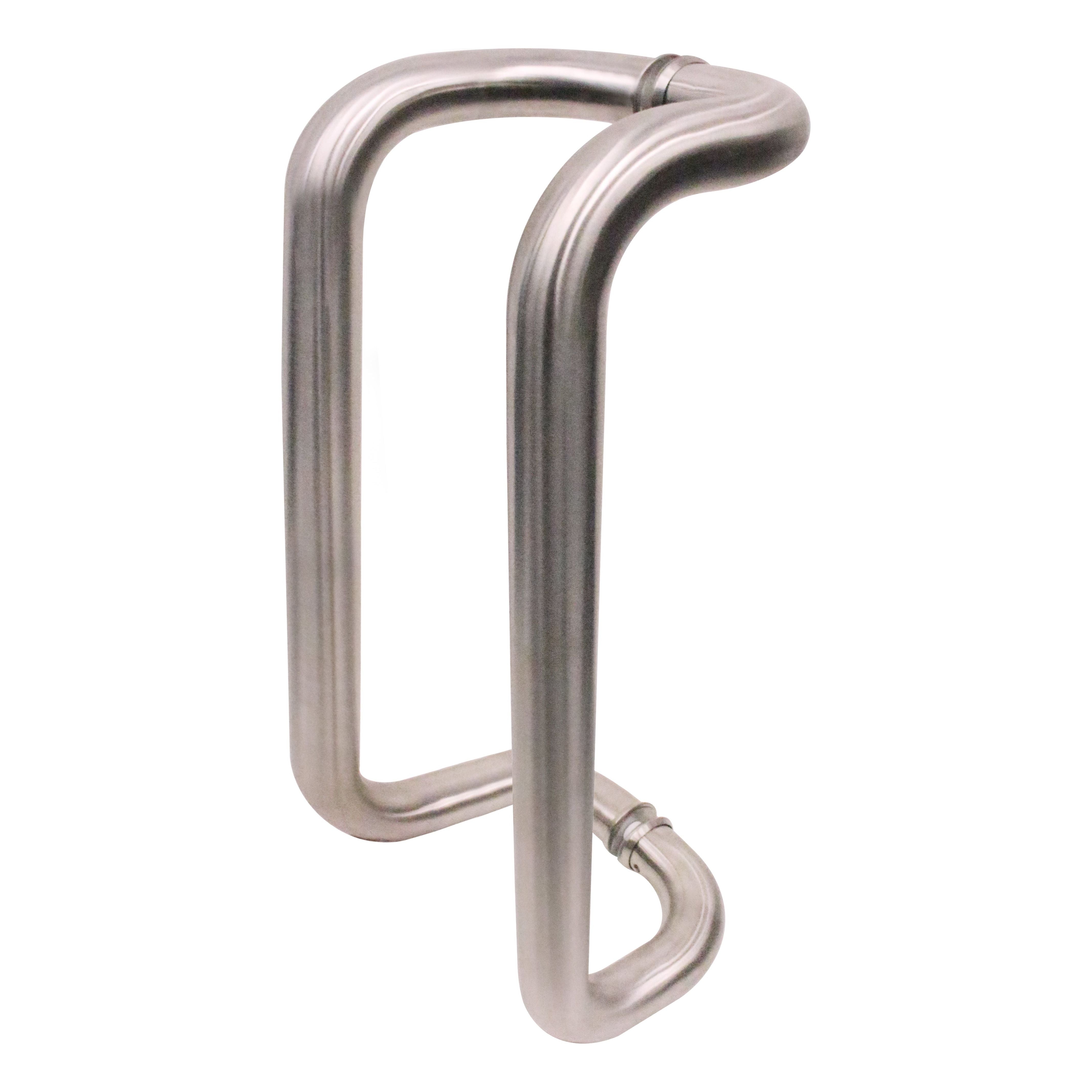 Entrance Cranked Pull Handles - Back to Back Fix - 425 x 32mm - 316 ...