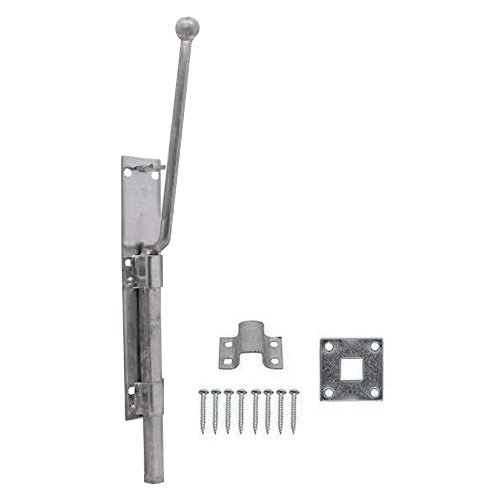 Monkey Tail Garage Gate Drop Bolt - 450mm 18 Inch - Galvanised