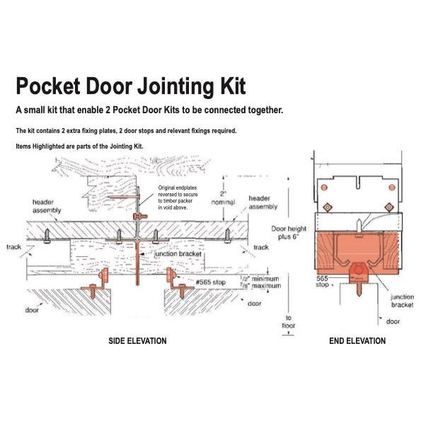 Pocket Door Jointing Kit - tradefit