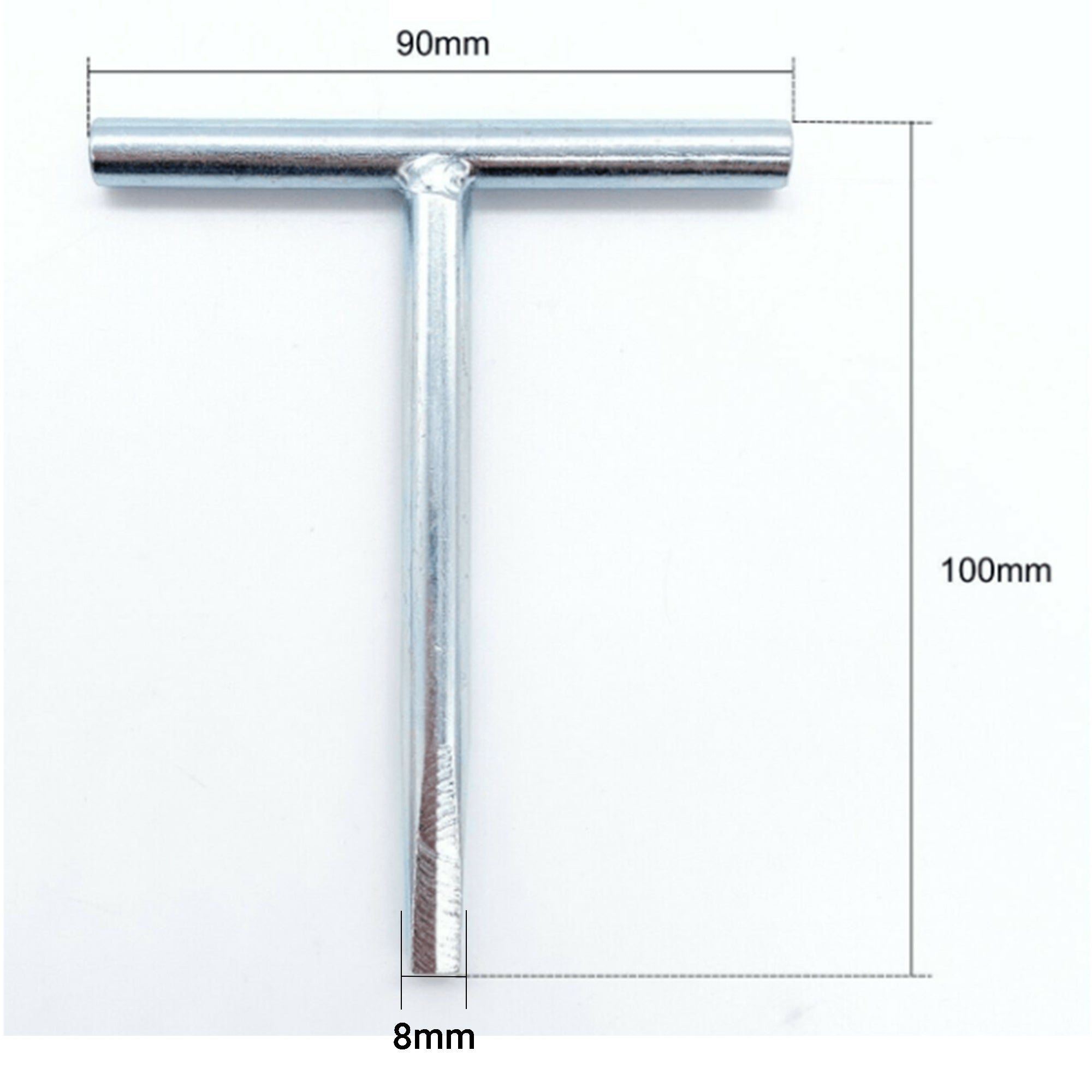 Budget Lock Taper Key T Tee Loft Access Panel Horse Box Key - Zinc ...