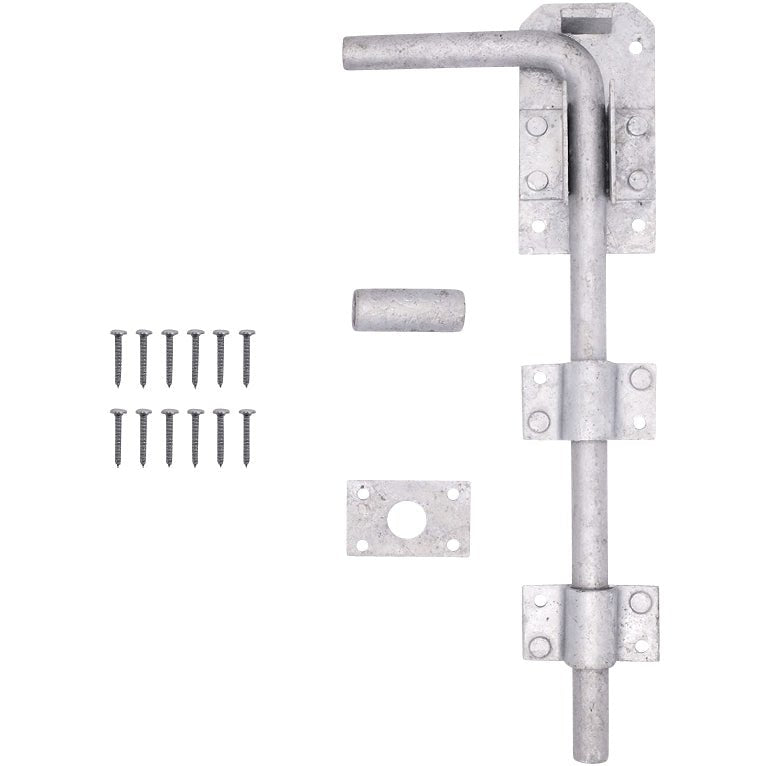 Gate Garage Drop Down Bolt Fixings & 2 Socket Types - 450mm / 18 Inch ...