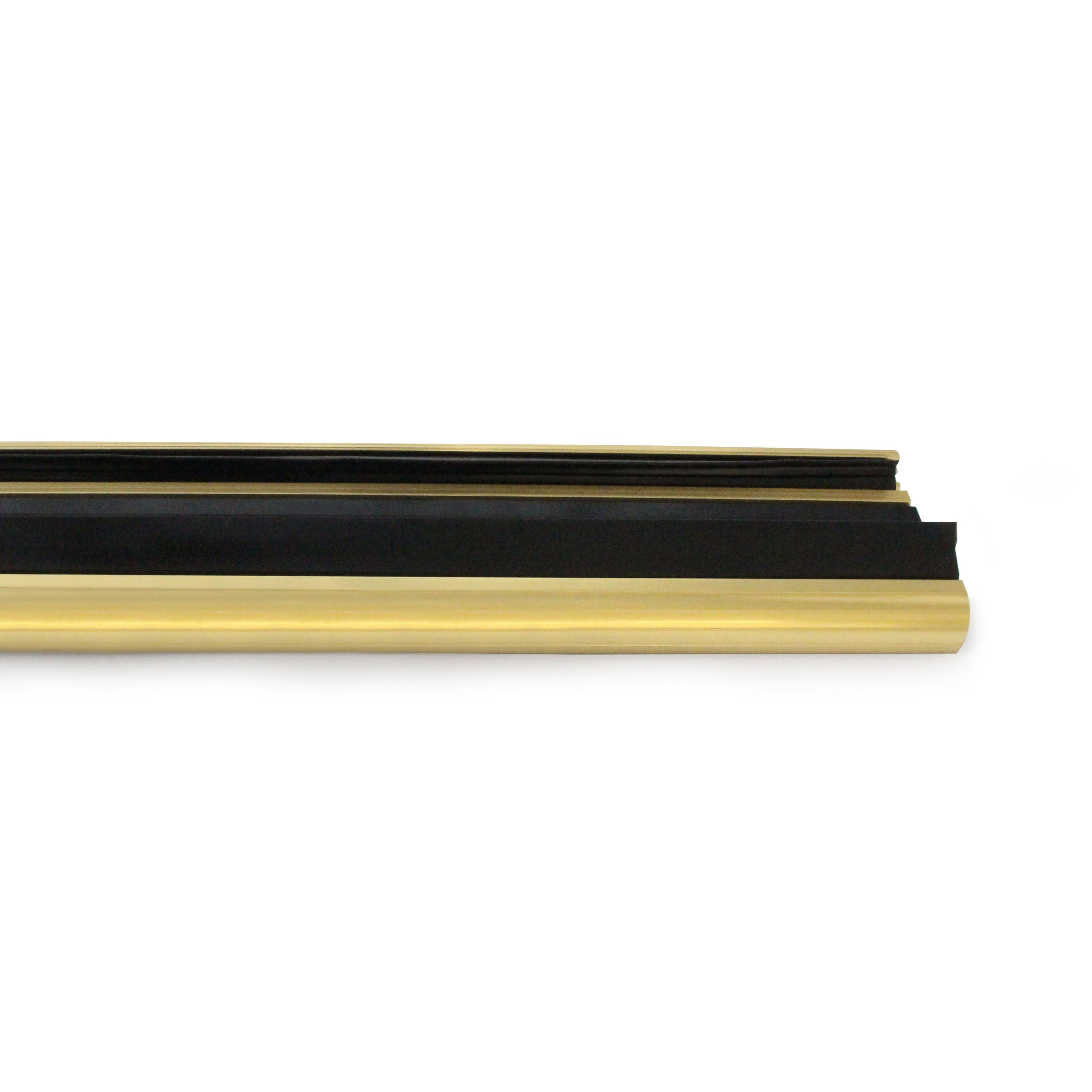 Door Threshold Seal - 44mm Inward Opening - 1829mm - Gold - tradefit