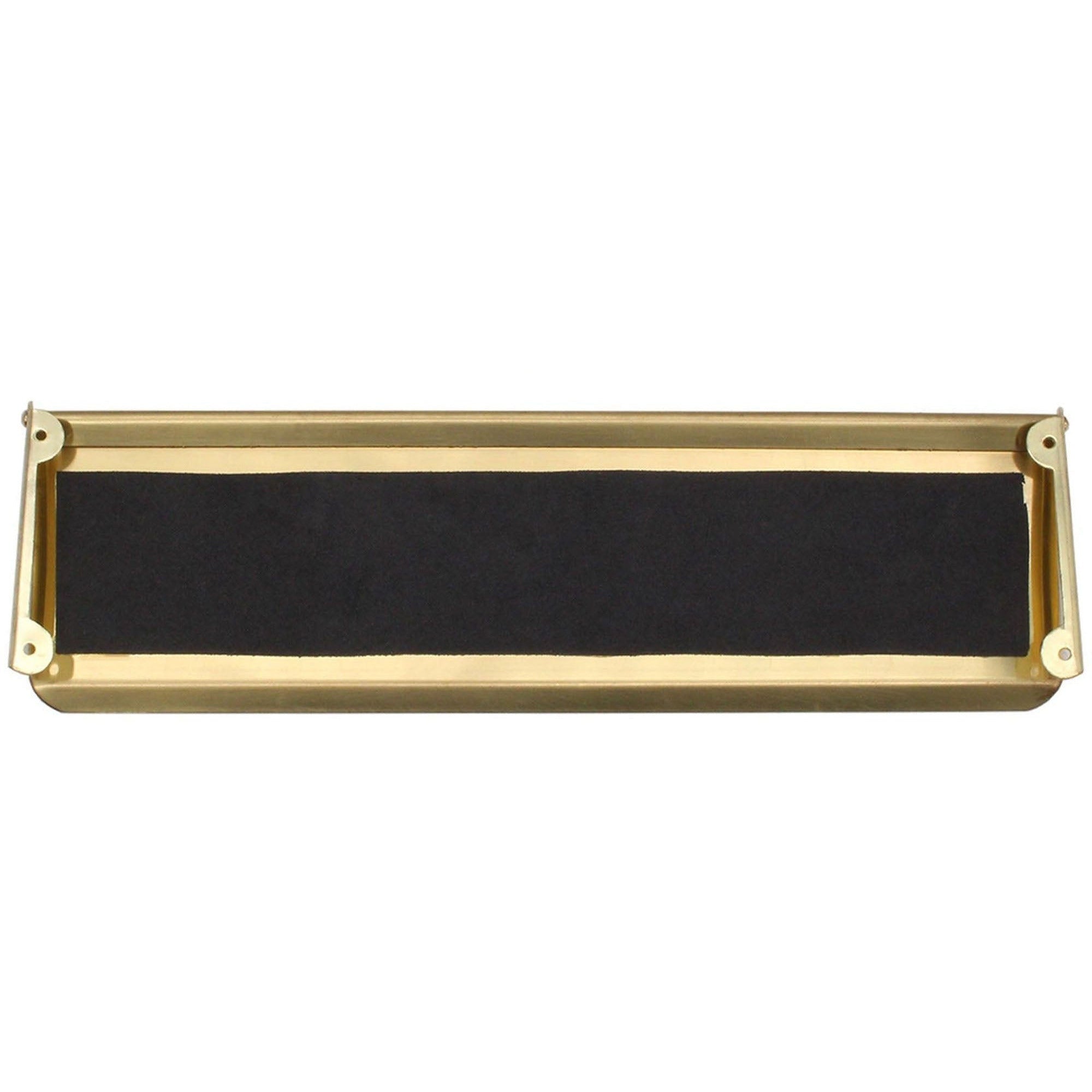 Inner Letter Box Tidy - 280x80mm - Polished Brass - tradefit