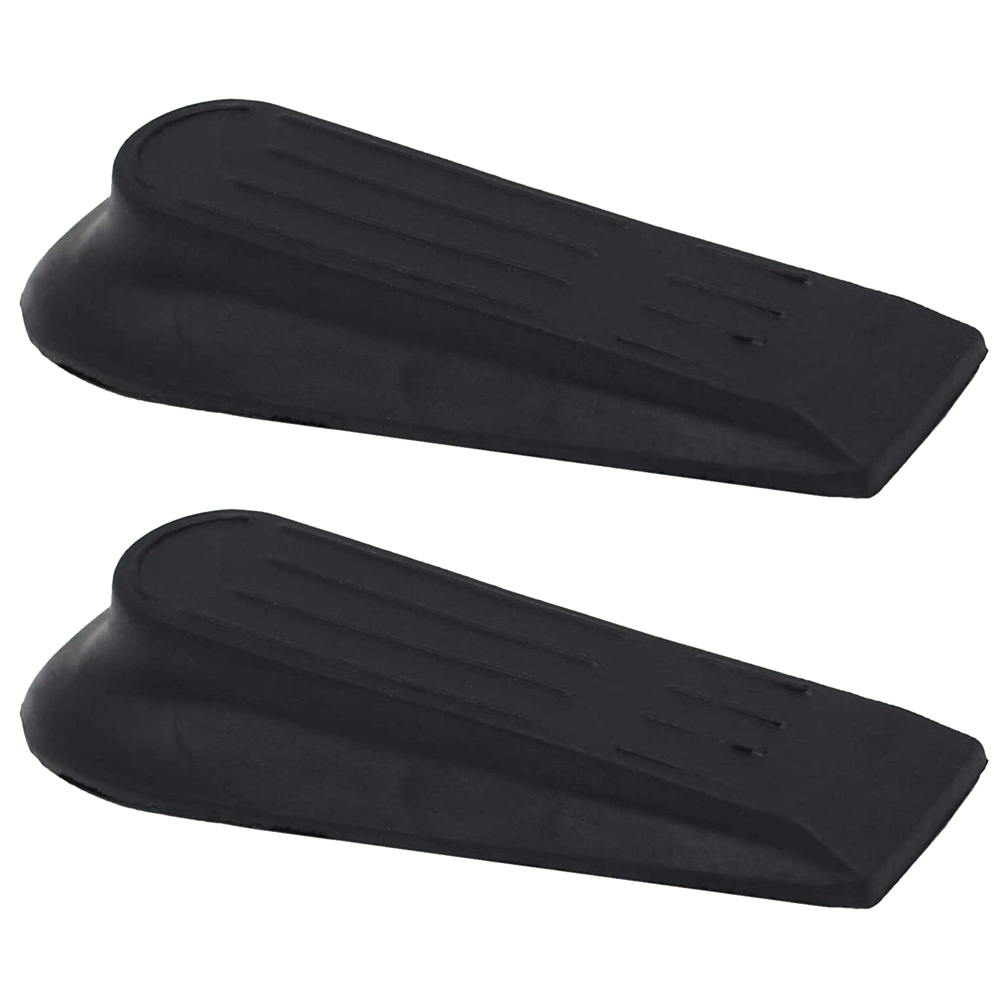 Black Rubber Door Wedge Black - Pack of 2 - tradefit