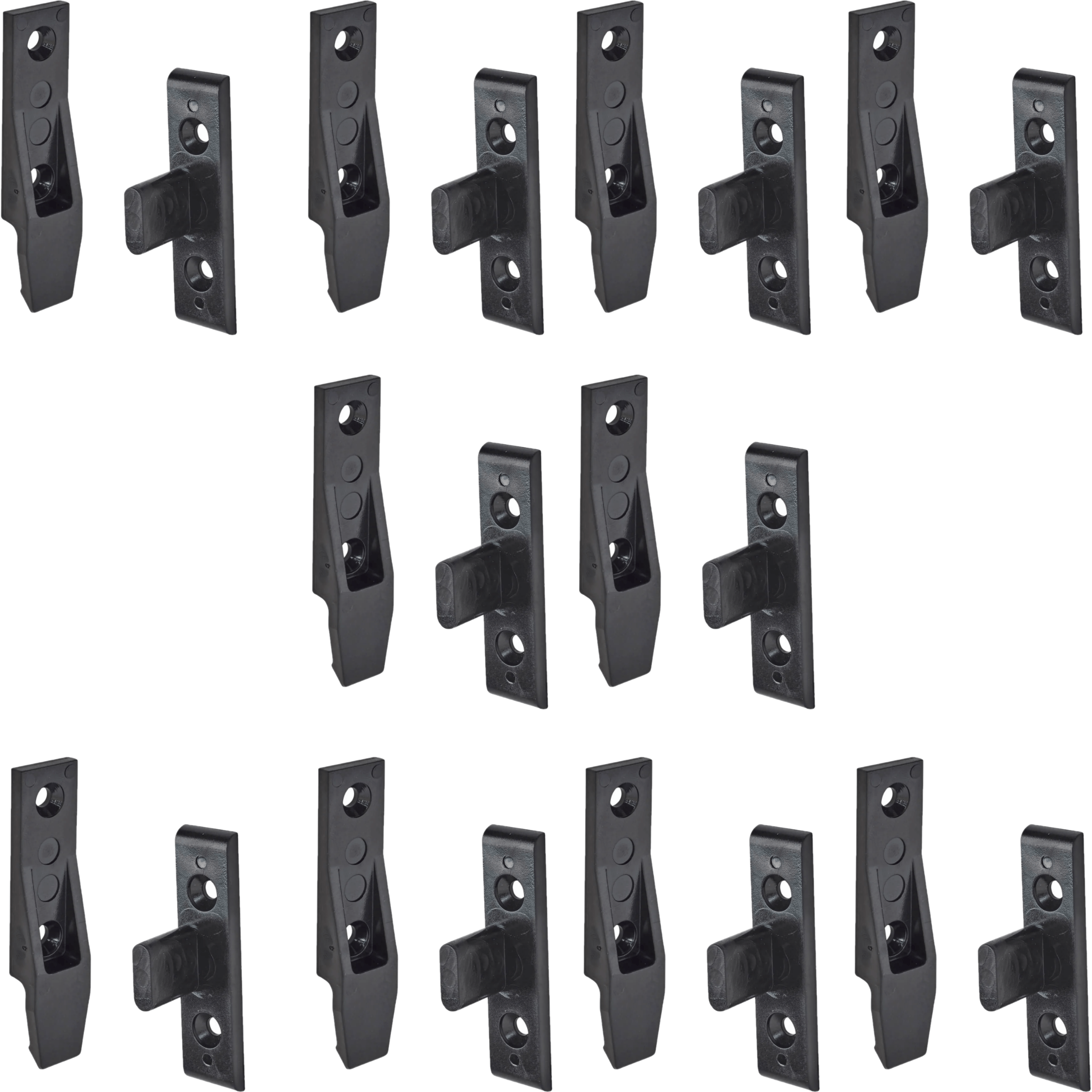 Drop On Keku EH Clip - Pack of 10 - Black - tradefit - 2