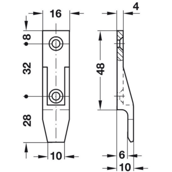 Drop On Keku EH Clip - Pack of 10 - Black - tradefit - 4