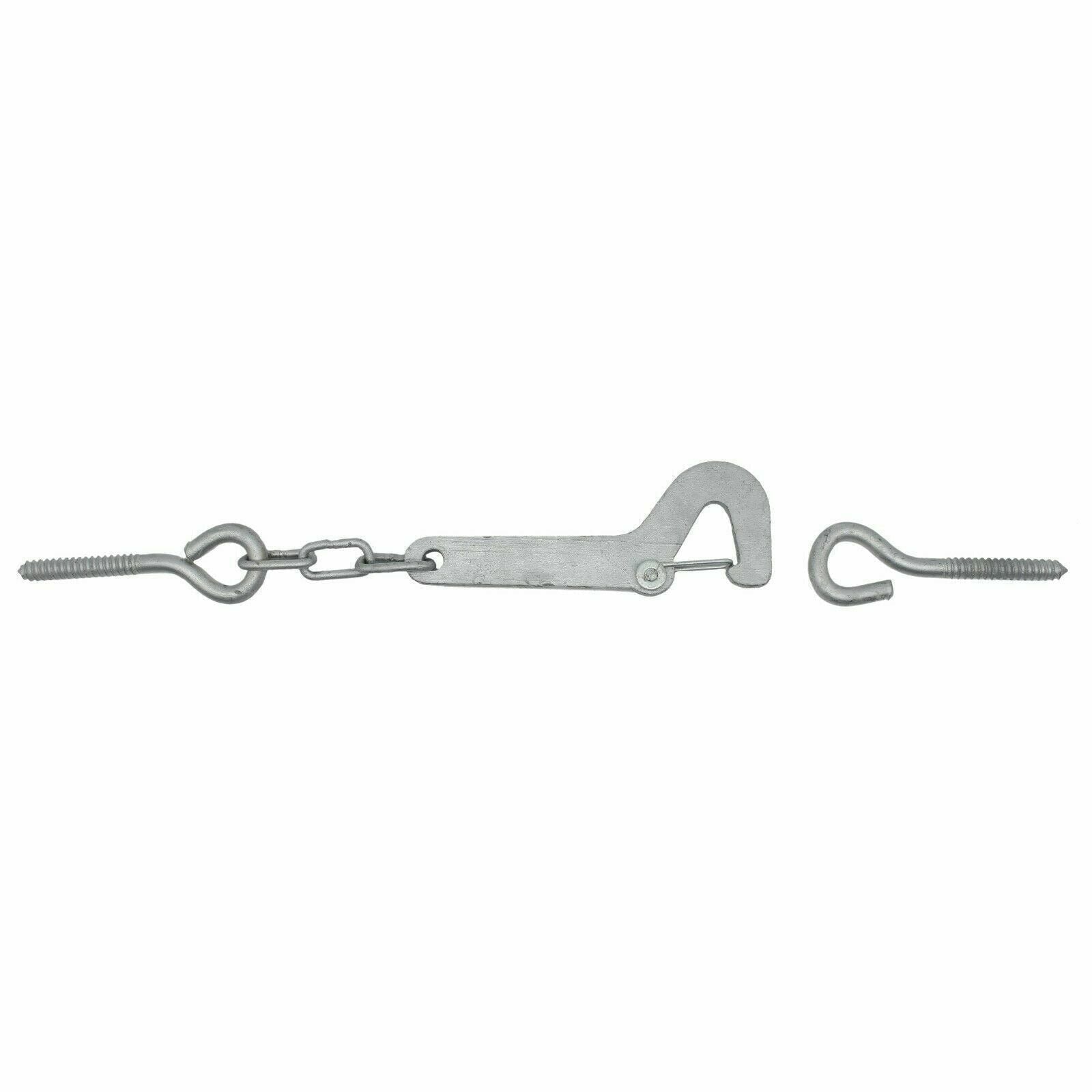 Field Gate Safety Hook And Eye - 150mm - Hot Dip Galvanised - tradefit