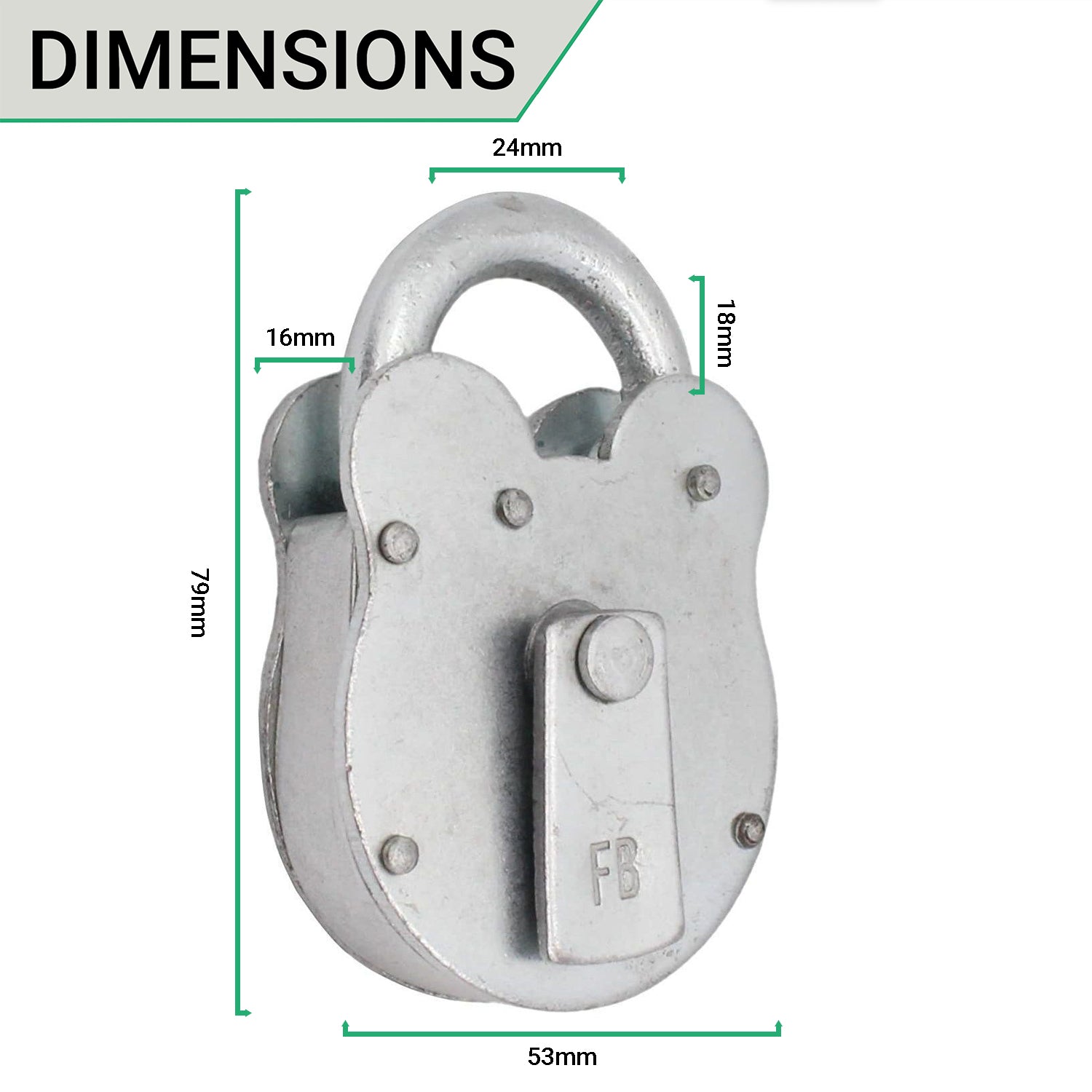 Fire Brigade Padlock - FB1 - tradefit