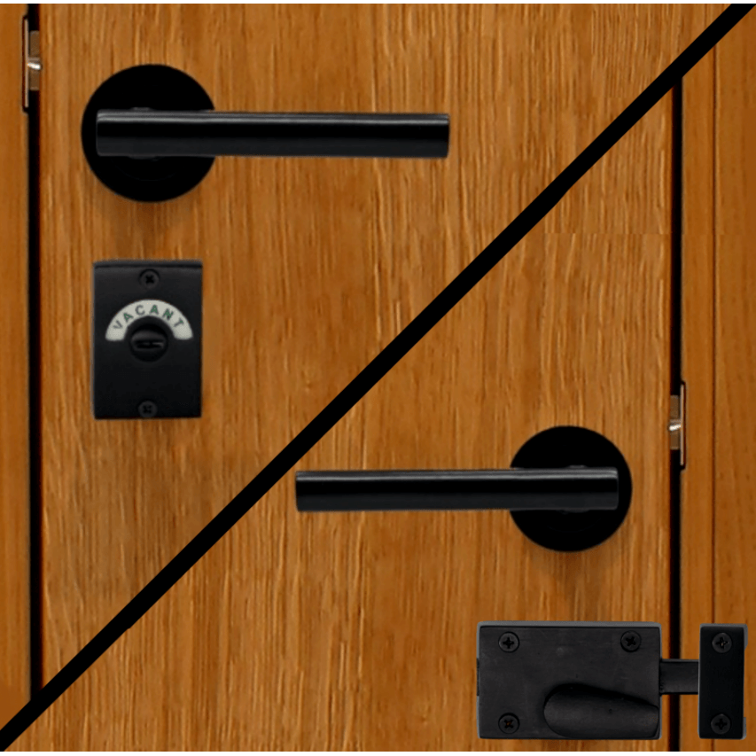 Toilet Indicator Bolt Traditional - Matt Black - tradefit - 4