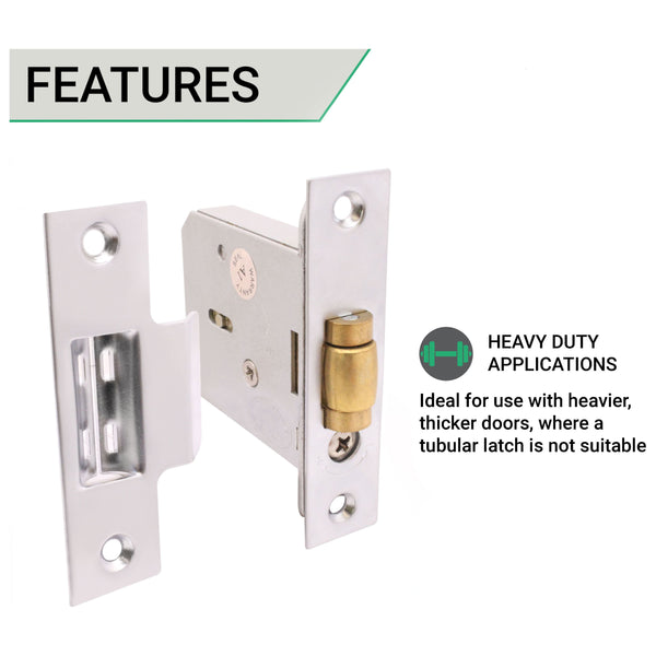 Adjustable Roller Bolt Latch - Architectural Heavy Duty - 66mm Case ...