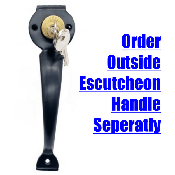 Timber Gate Lock Long Throw Bolt Suit Gates to 50mm Thick - tradefit