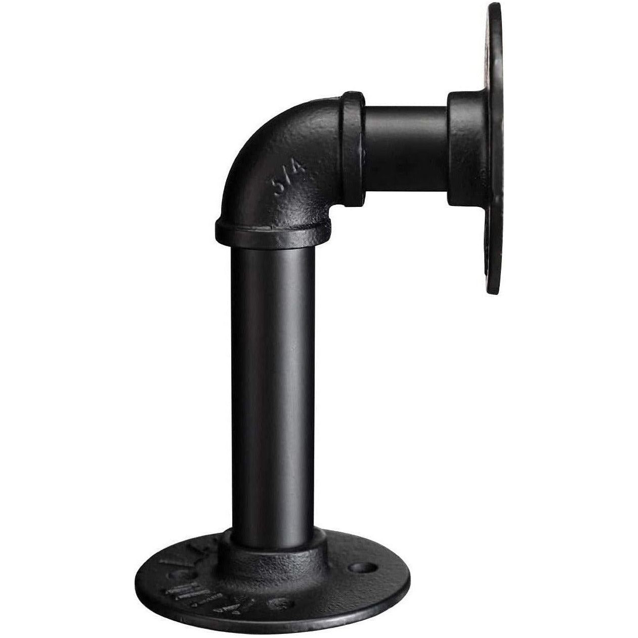 Rustic Pipe Shelf Brackets Cast Iron Scaffold Type - Pair / 2 Brackets ...