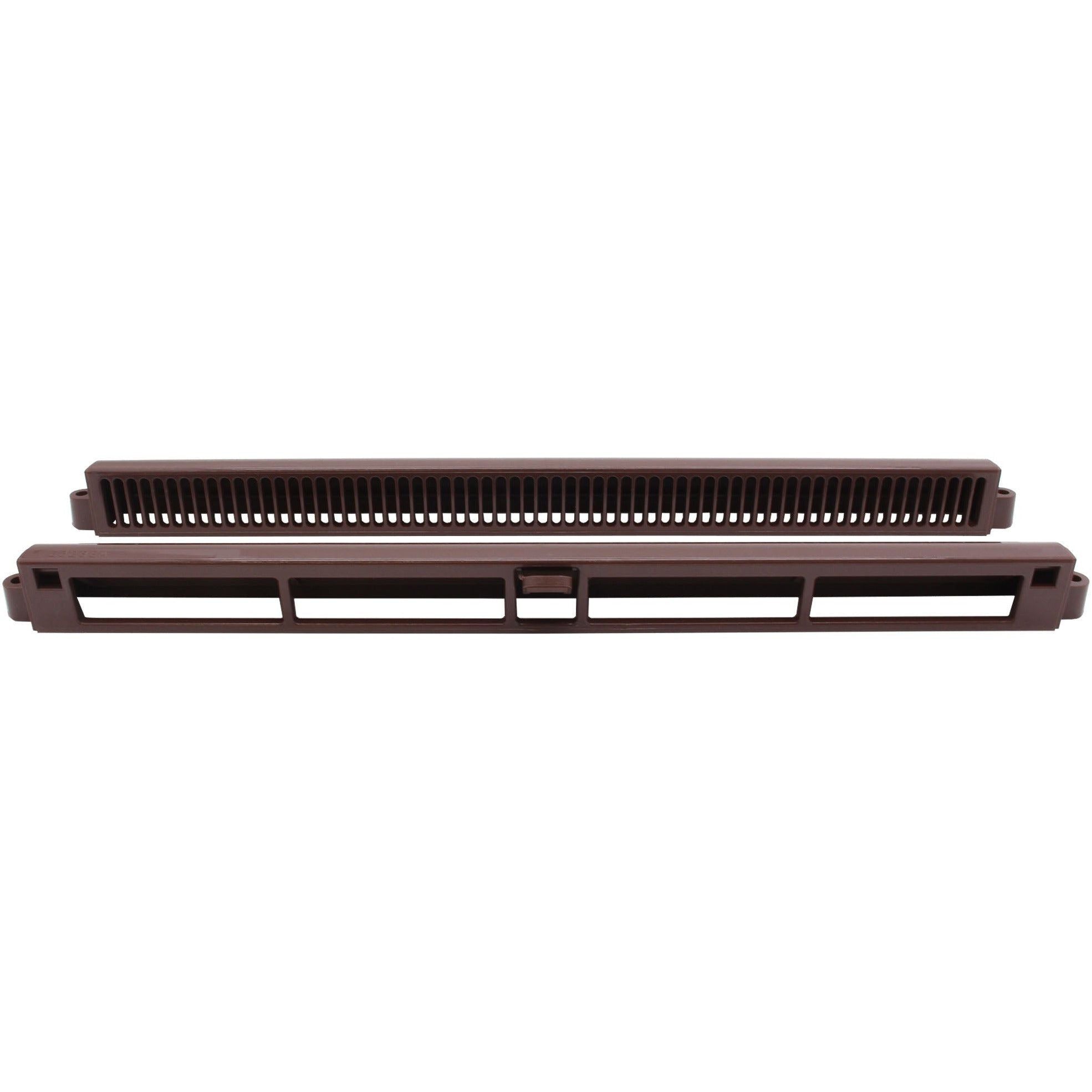 Trickle Window Slot Vent Set Inside & Out - 290mm - 2328mm²EA - Brown ...