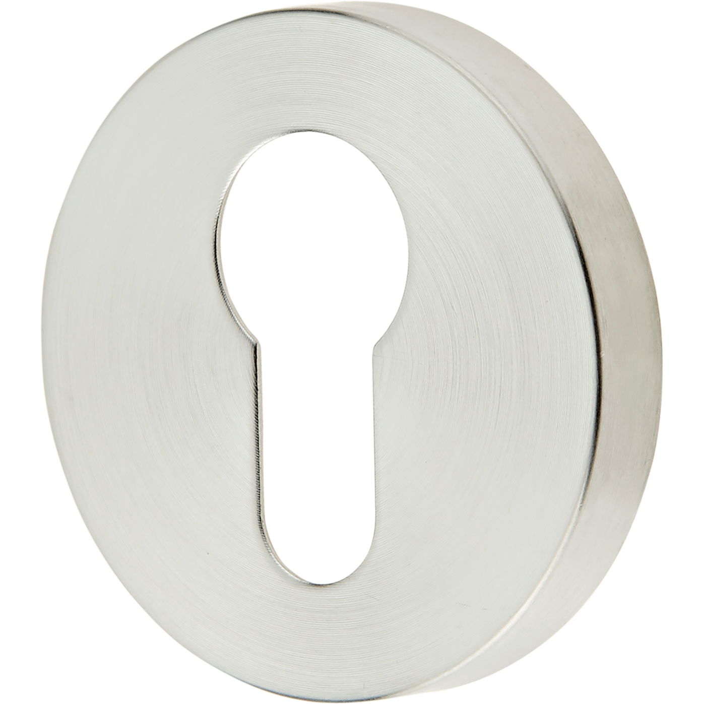 Euro Keyhole Cover Escutcheon Euro Profile - 52x8mm - Satin Stainless ...