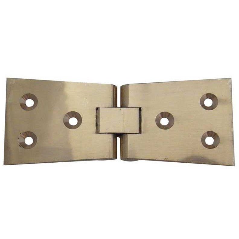 Counter Flap Hinge - 104x39mm - Polished Brass - tradefit