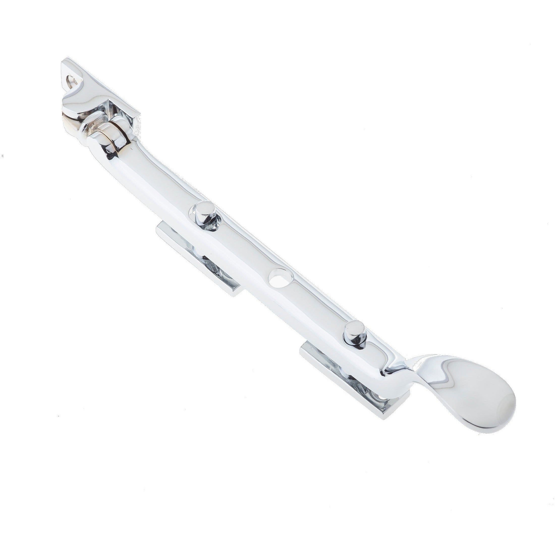 Victorian Casement Window Stay - 205mm - Polished Chrome - tradefit