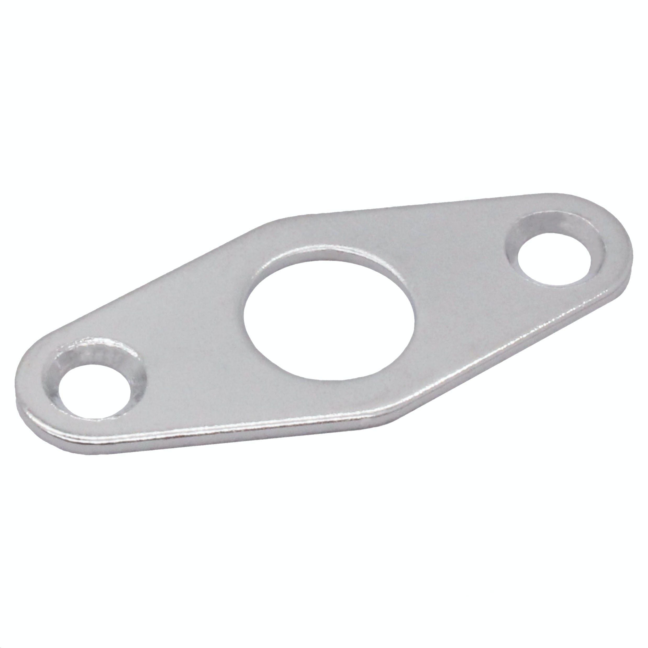 Budget Lock Escutcheon Keyhole - Flat - Polished Chrome Plated - tradefit