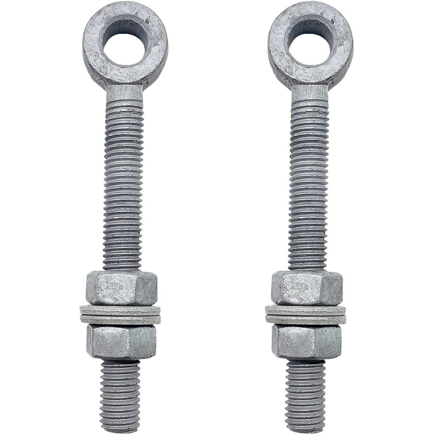 Adjustable Gate Eye - 22x250mm - Galvanised - Pack of 2 - tradefit