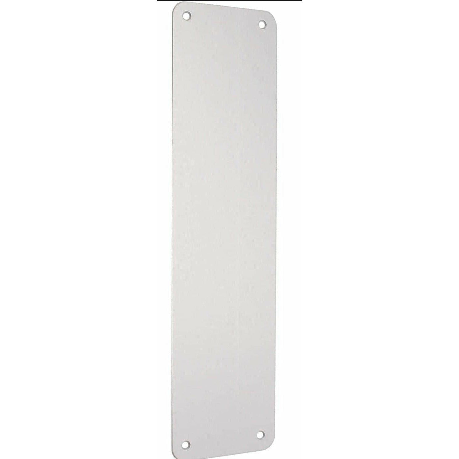 Aluminium Finger Plate - 300x75x1.2mm - Radius Corners - tradefit