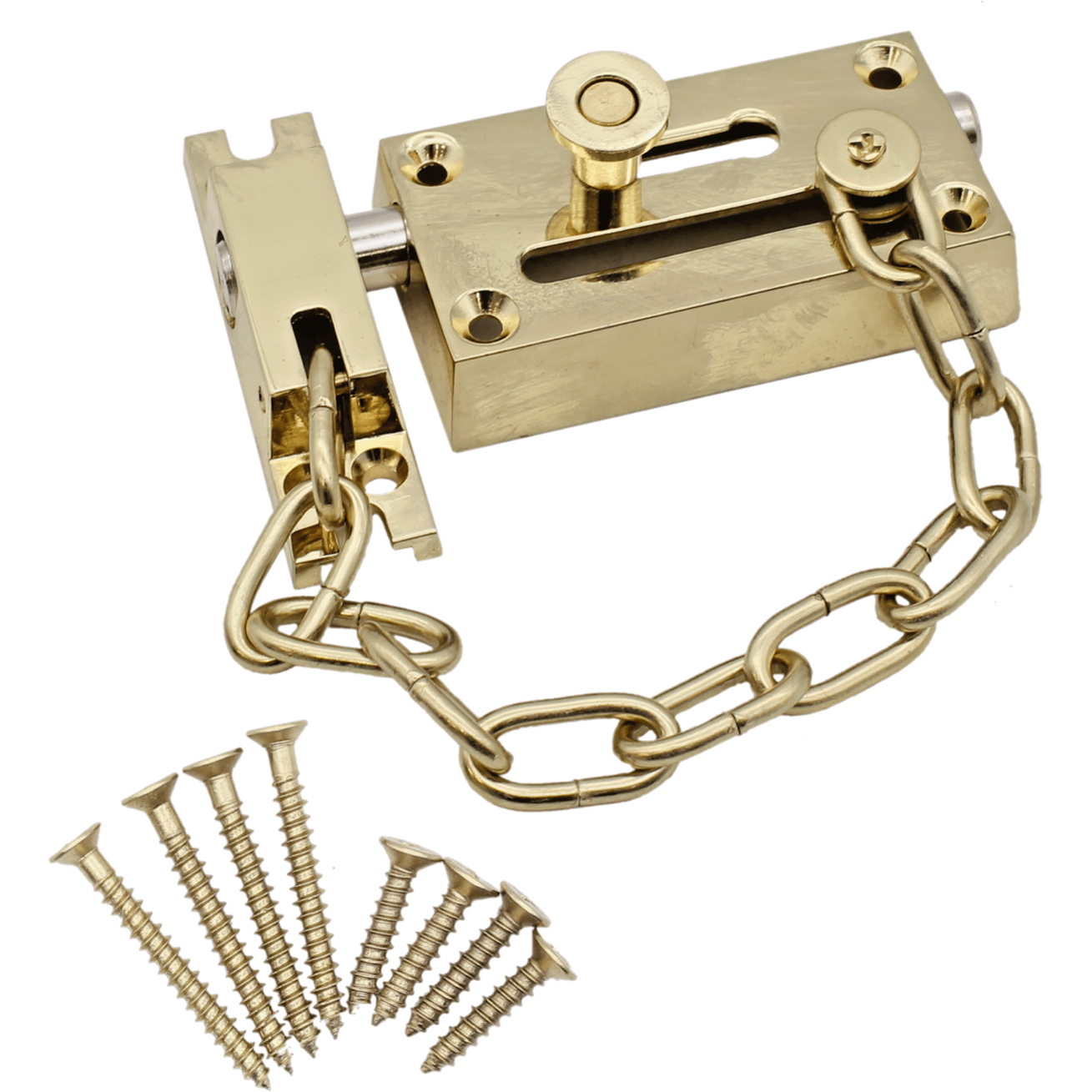 Brass Door Chain Bolt - tradefit