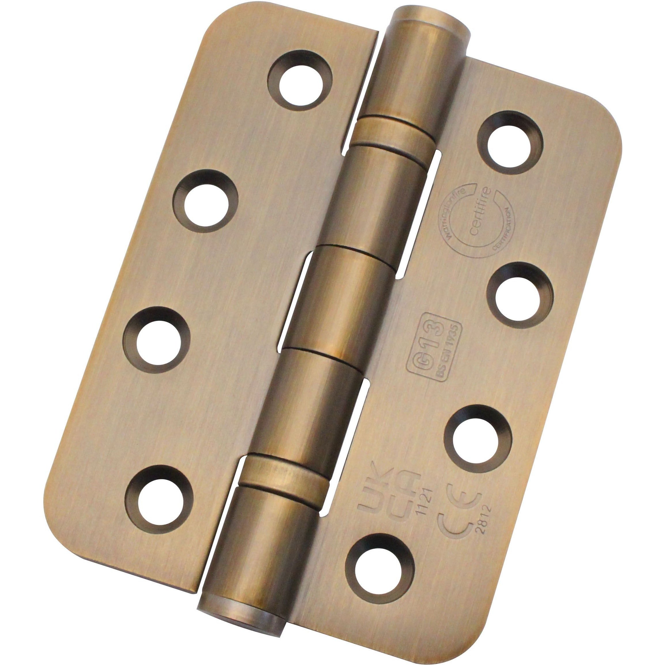 Fire Door Hinges 4" Stainless Steel Grade 13 - 102x76x3mm - RADIUS ...