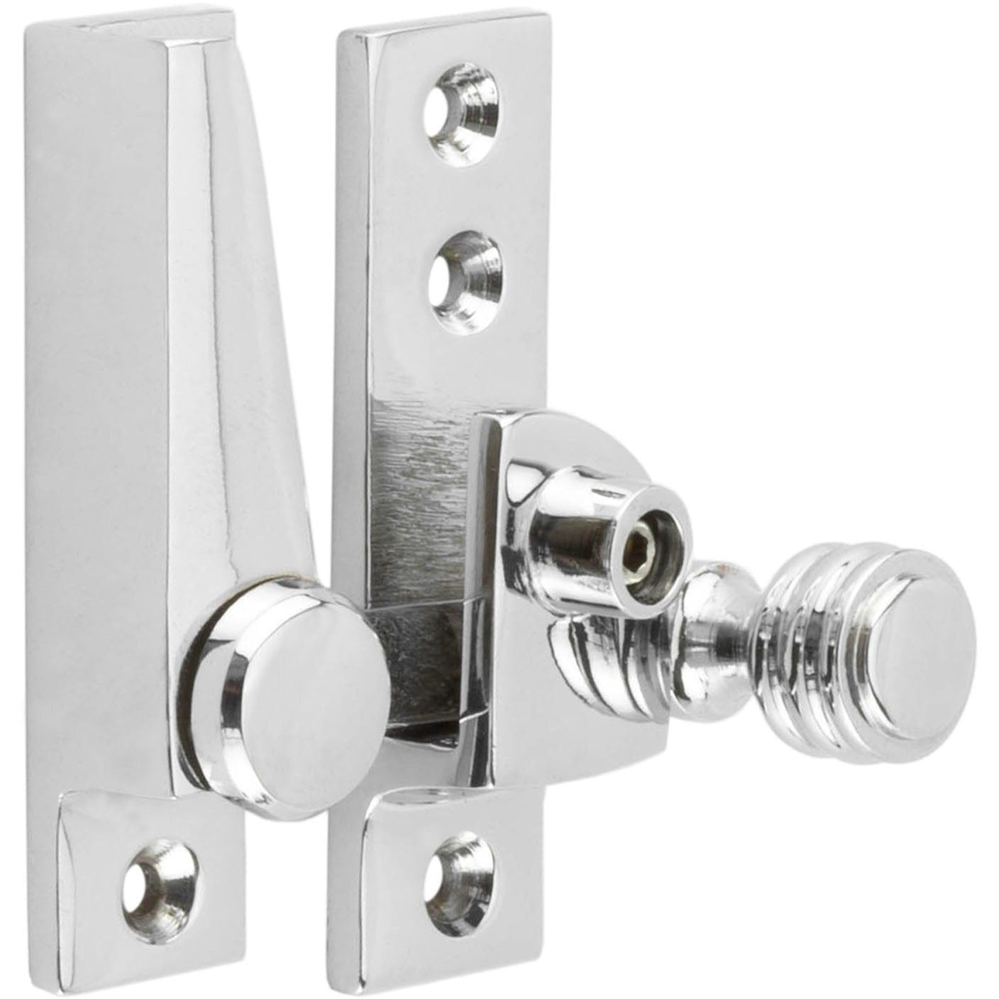 Beehive Lockable Sash Window Fastener - Polished Chrome - tradefit