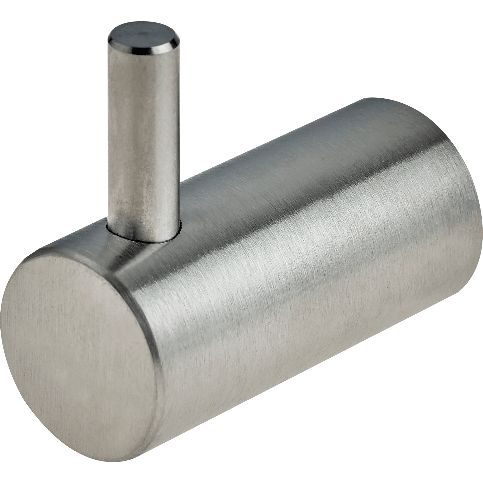 Cubicle Hook - 40mm Projection 19mm Bar - Satin Stainless