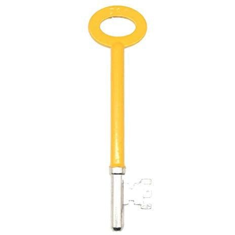 FB1 Fire Brigade Deadlock Key - Yellow - Pack 1 Key