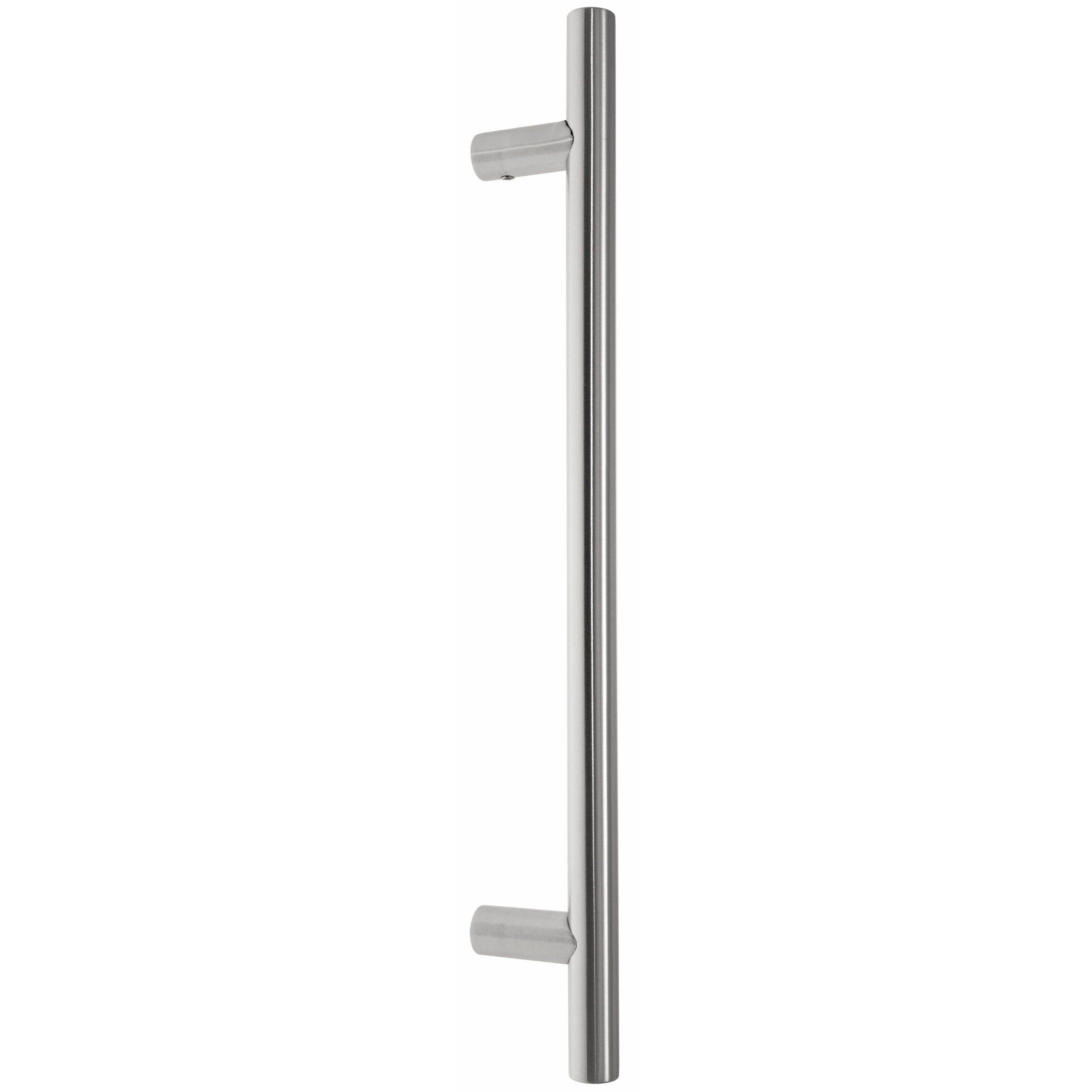 Guardsman T-Bar Bolt Fix Pull Handle - 1000mm x 25mm 900mm c/c - Satin ...