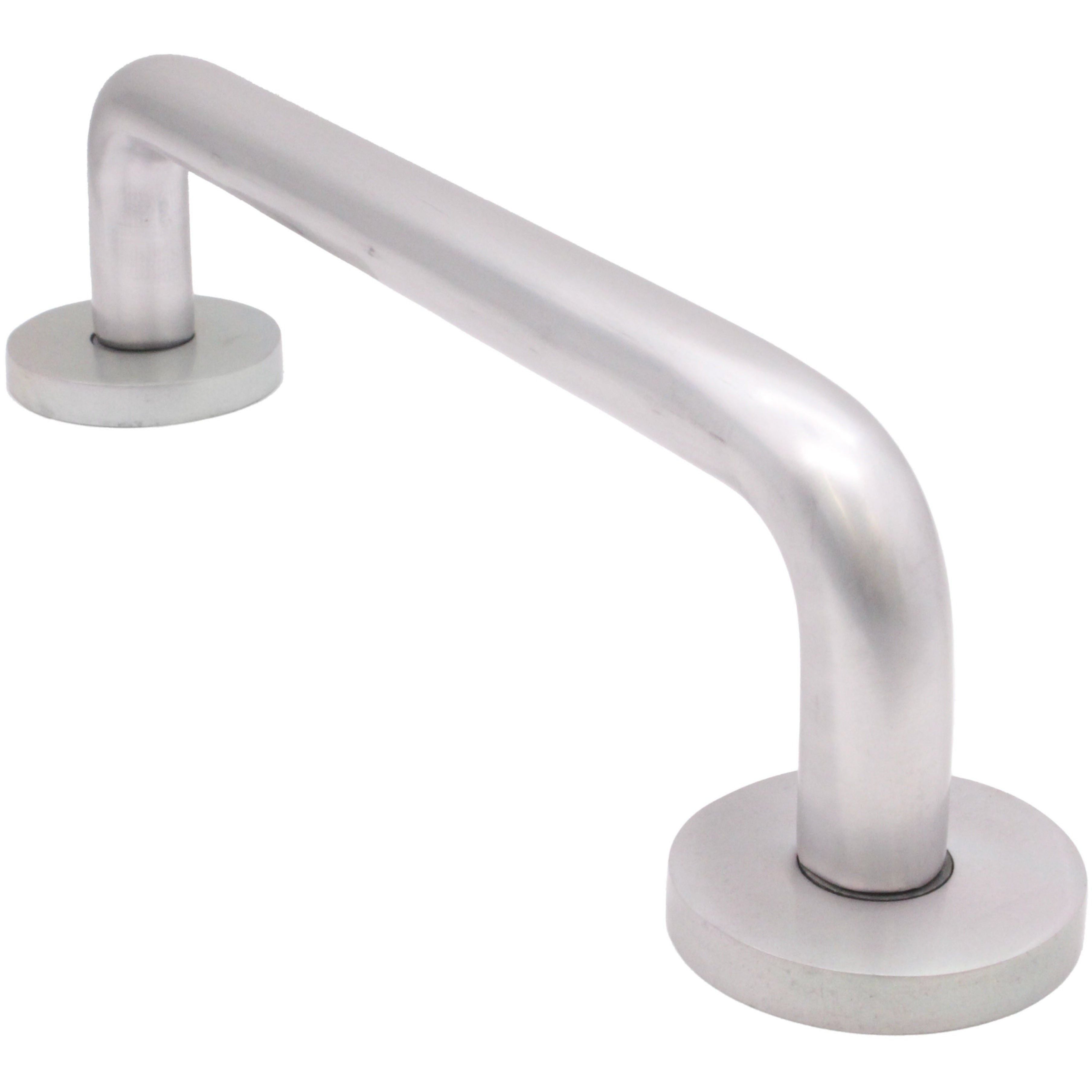 Concealed Fixed Pull Handle - 300 x 19mm - Satin Aluminium - tradefit
