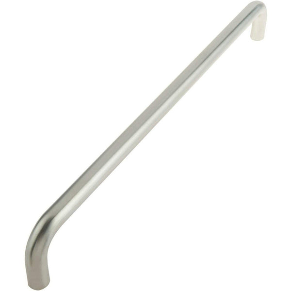 Bolt Fix Pull Handle - 750mm x 25mm - Satin Stainless Steel - tradefit