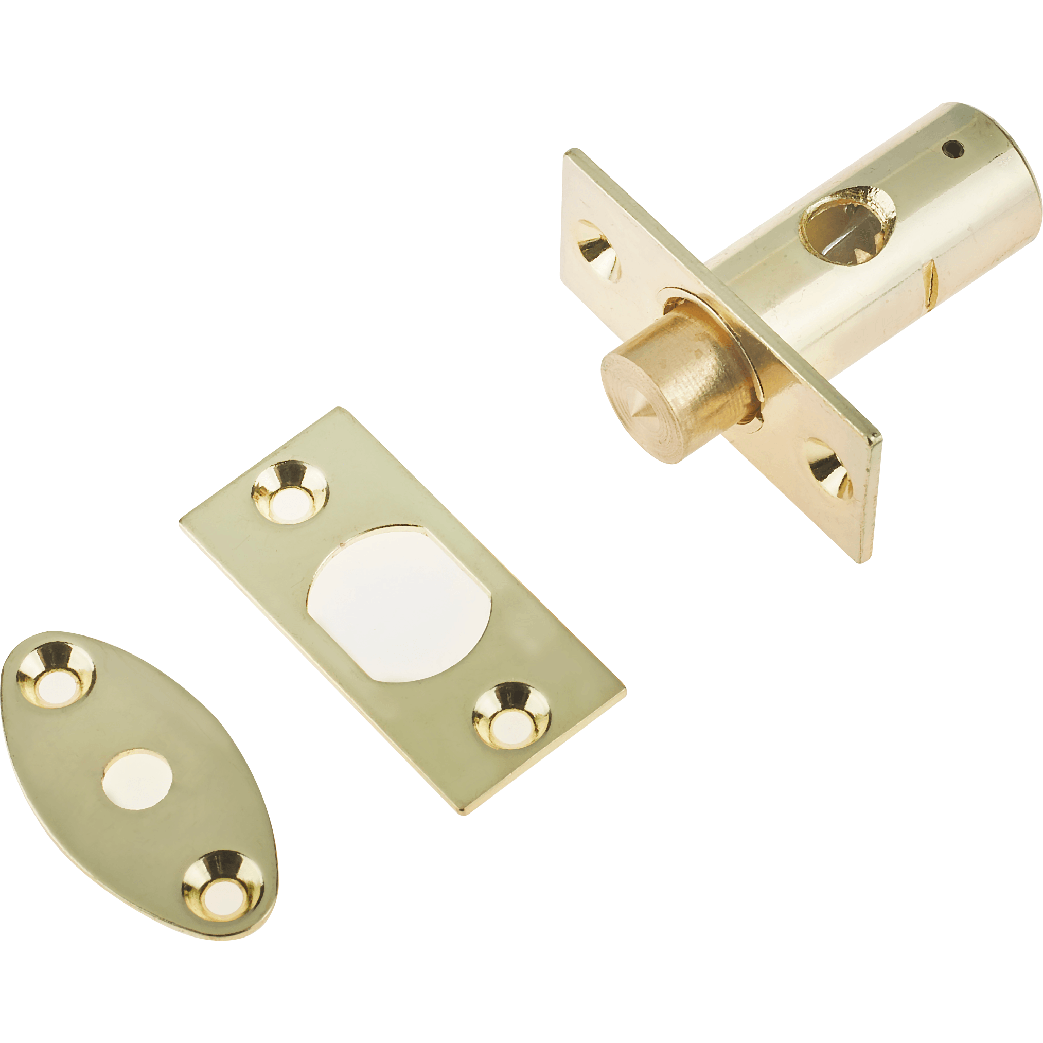 Concealed Door Security Rack Bolts Pack of 1 (no keys) - 33mm - Brass ...