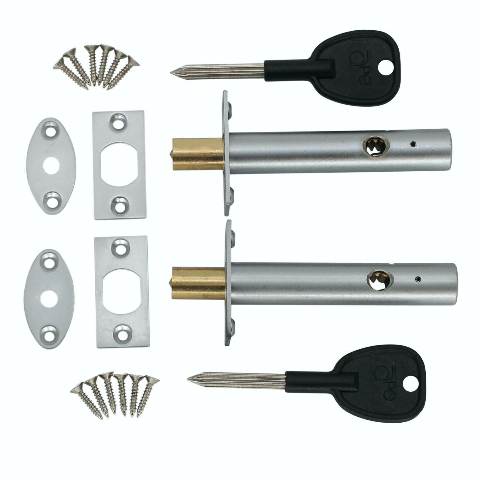 Concealed Door Security Rack Bolt Pack of 2 - 86mm - Satin - Pack 2 ...