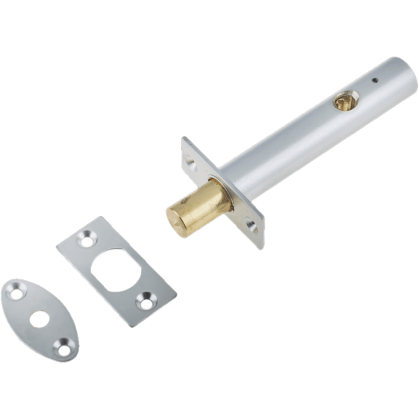 Concealed Door Security Rack Bolt (no keys) - 86mm - Satin -Satin ...