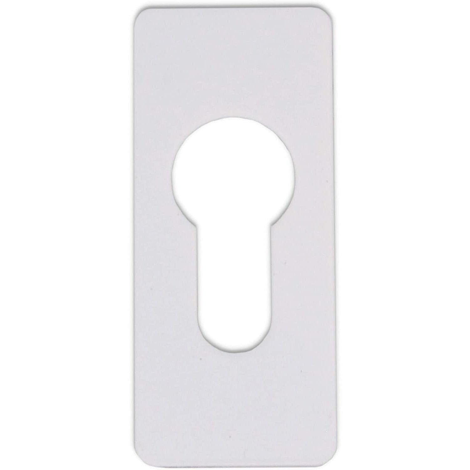 Repair Escutcheon Key Hole Cover Plate Euro Profile Self Adhesive Fix ...