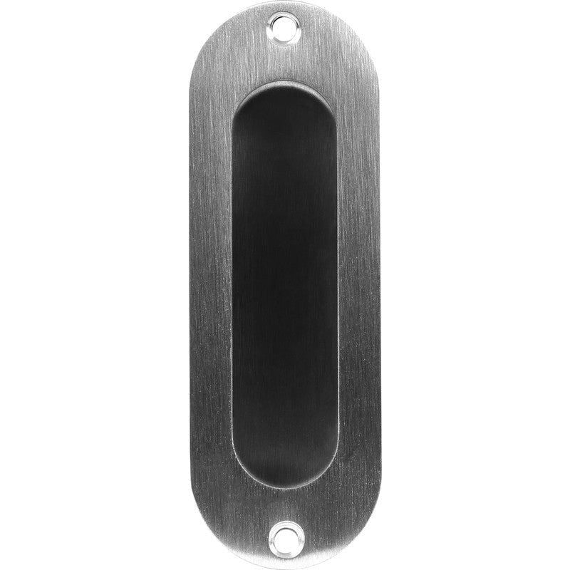 Flush Pull Handle 120x41x13mm Satin Stainless Steel - tradefit