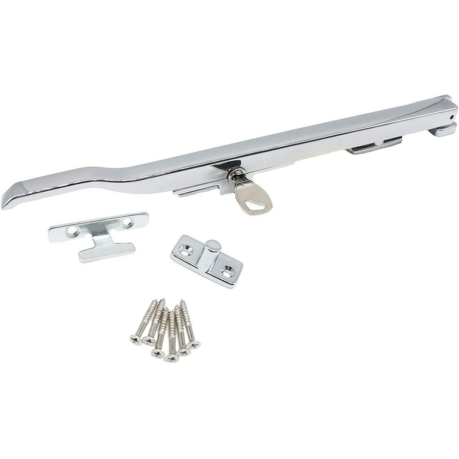Locking Window Stay - 250mm - Polished Chrome - tradefit
